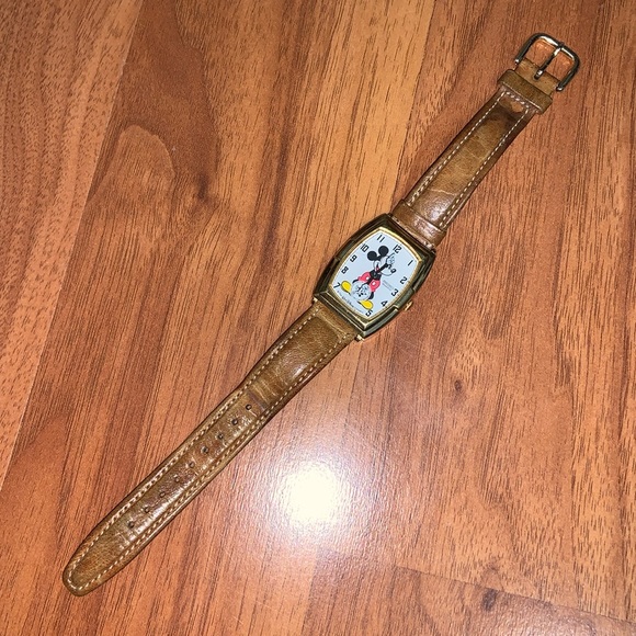 Seiko | Accessories | Vintage Rectangular Seiko Mickey Mouse Watch ...
